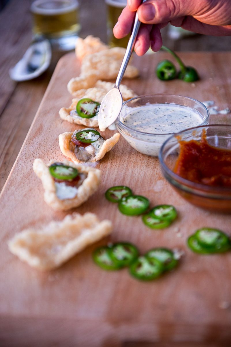Vivian Howard’s Pork-Rind Roosters – Garden & Gun