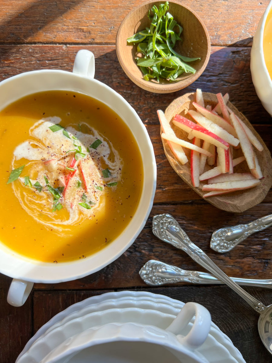 Cooking from the Bar Cart: Butternut-Apple Bisque with Calvados ...