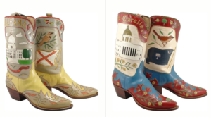 These Vintage, State-Themed Cowboy Boots From Lucchese Are Made for ...