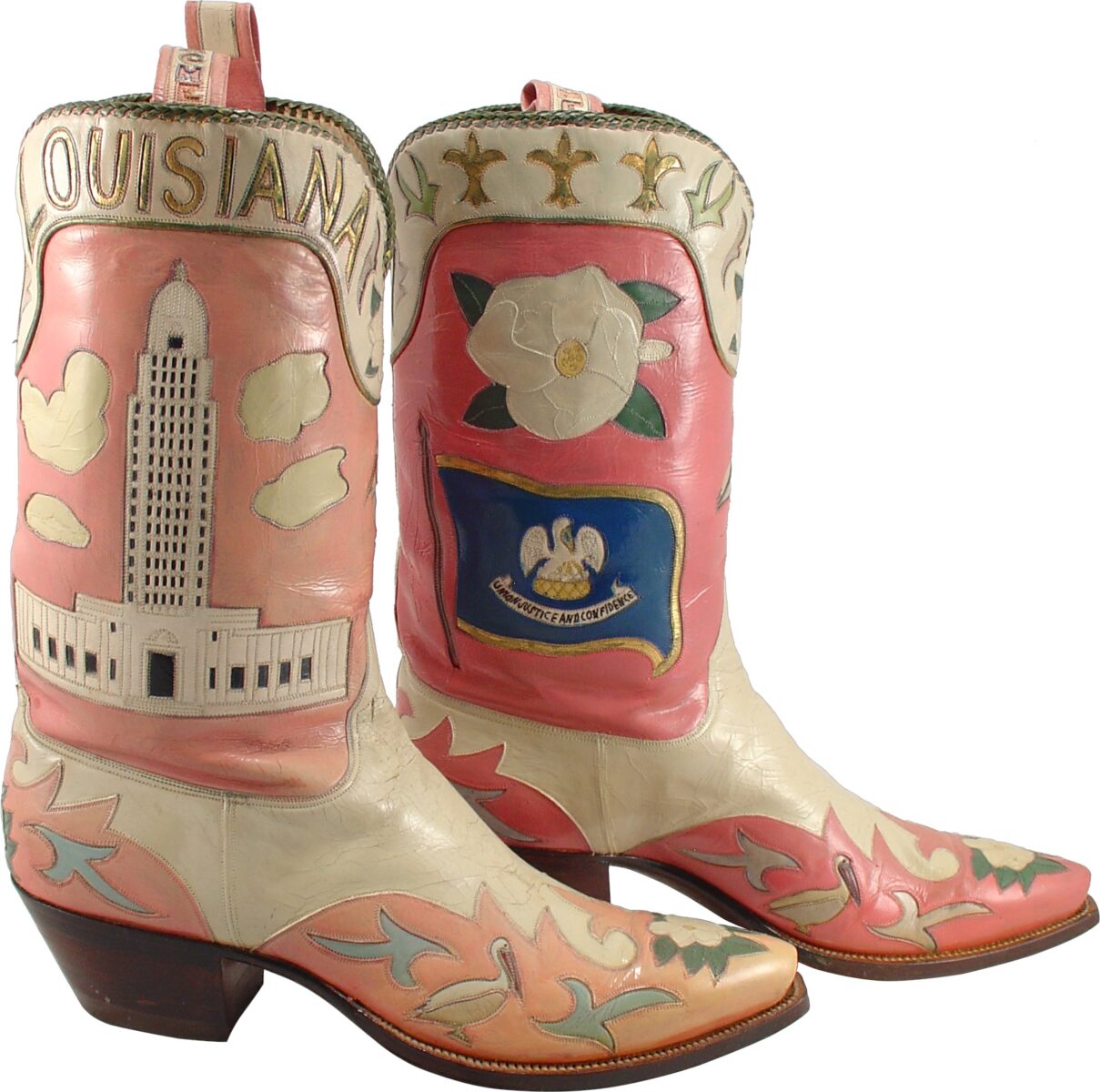 These Vintage, State-Themed Cowboy Boots From Lucchese Are Made for ...