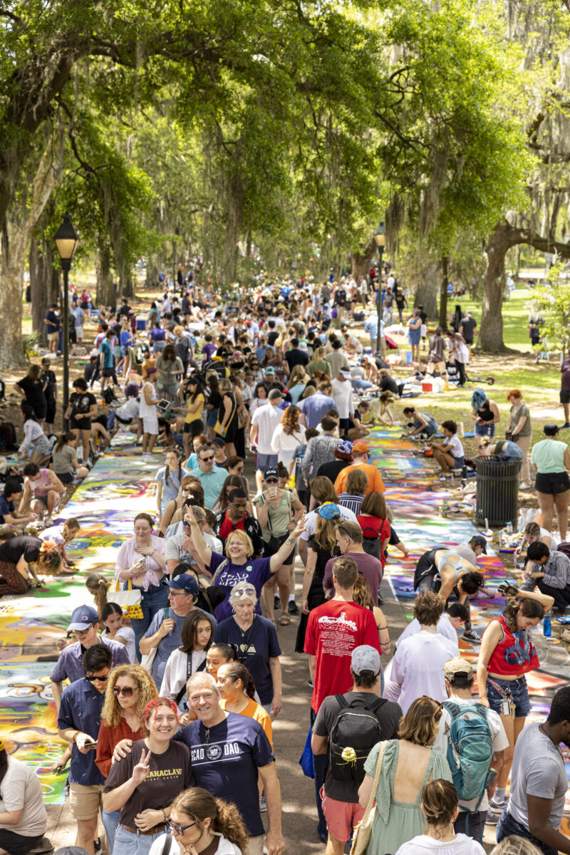 Chalk-a-Block: SCAD Artists Hit the Pavement in Savannah's Forsyth Park ...