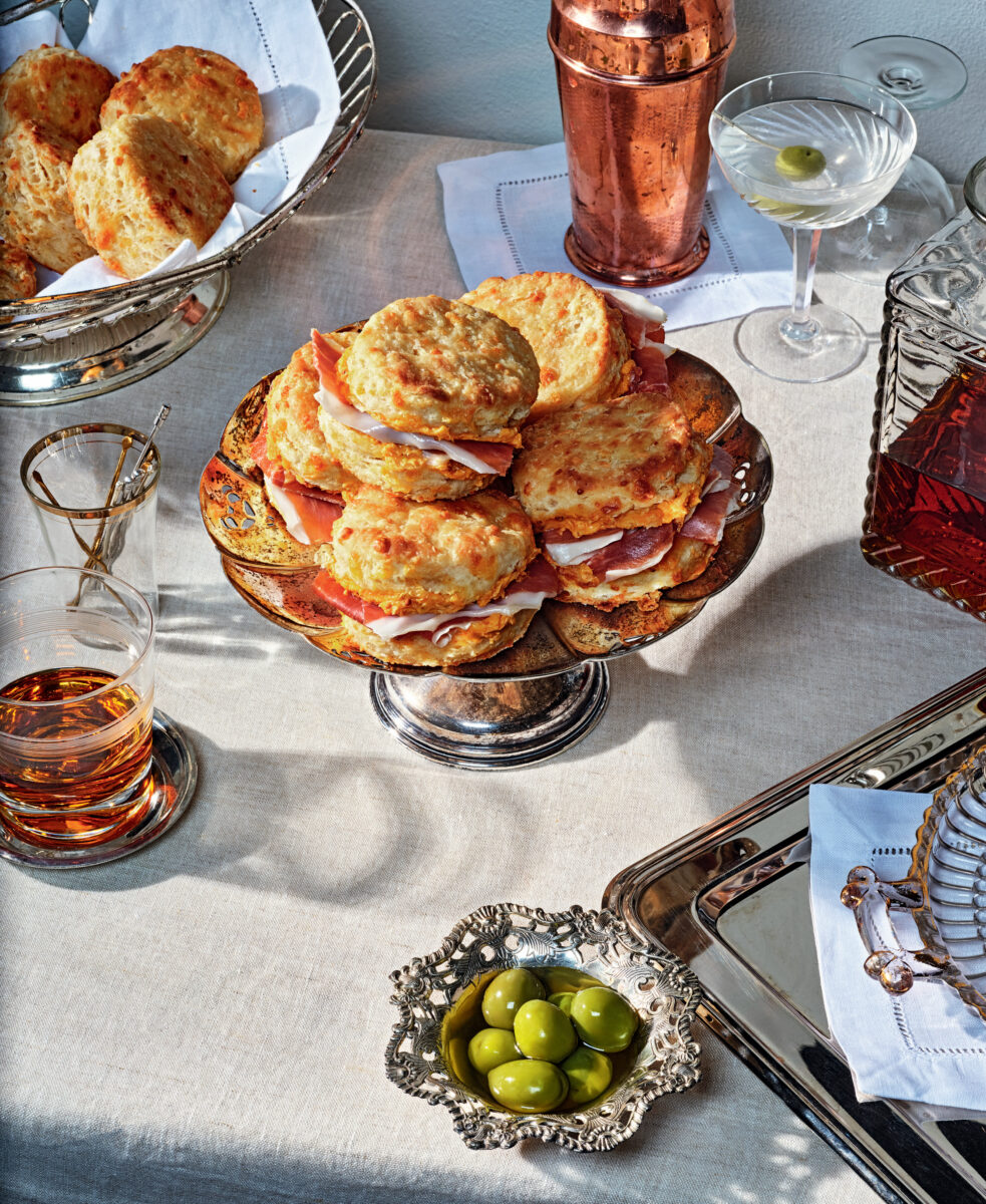 Cheese Straw Biscuits with Country Ham – Garden & Gun